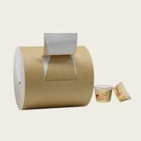 China One Side White One Side Brown Coated Kraft Paper Roll/Sheet 190-340gsm with 3/6 Inch Core for Paper Cups for sale