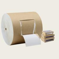 China One Side White One Side Brown Coated Kraft Paper Roll/Sheet 190-340gsm with 3/6 Inch Core for Paper Cups for sale