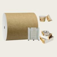 China CKB 250gsm White Front Coated Kraft Back Paper Board Rolls - 3/6 Inch Core, 190-340gsm Range for Paper Cup Production for sale