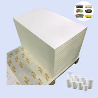 China PE Coated Paper Sheets 150-320gsm for Food Grade Paper Cups | 560-960mm Sizes | Waterproof Packaging Material for sale