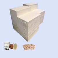 China PE Coated Paper Sheets 150-320gsm for Food Grade Paper Cups | 560-960mm Sizes | Waterproof Packaging Material for sale