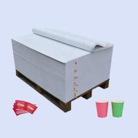 China Food Grade PE Coated Paper Sheets 150-320gsm for Paper Cup Manufacturing - 560×560mm to 960×960mm for sale