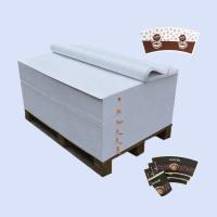 China Food Grade PE Coated Paper Sheets 150-320gsm for Paper Cup Manufacturing - 560×560mm to 960×960mm for sale
