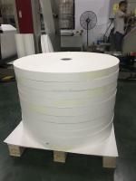 China Single PE Coated Cup Bottom Roll for Disposable Cups - 150-320 GSM Paper with 10-30 GSM PE Coating for sale