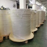 China 170gsm Food Grade PE Coated Paper Rolls for Paper Cup Production - 40-140mm Width, 15-18gsm PE Coating for sale