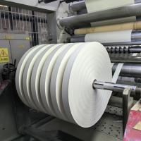 China Double PE Paper Cup Bottom Roll 40-140mm Width for Cold Drinking Applications with 15-18gsm PE Coating for sale