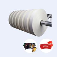 China Double PE Paper Cup Bottom Roll 40-140mm Width for Cold Drinking Applications with 15-18gsm PE Coating for sale
