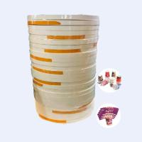 China Double PE Paper Cup Bottom Roll 40-140mm Width for Cold Drinking Applications with 15-18gsm PE Coating for sale