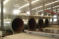 China High Temperature Wood Glass Autoclave Door For Glass Industrial , Φ2.8m for sale