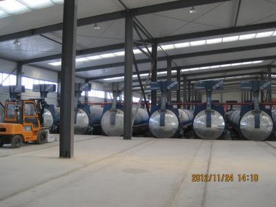 China Lightweight Concrete Glass Industrial Autoclave 2.5×31m With 1.6Mpa Pressure for sale