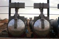 China Saturated Steam Chemical Concrete Autoclave Φ3m For Wood / Brick / Rubber / Food for sale