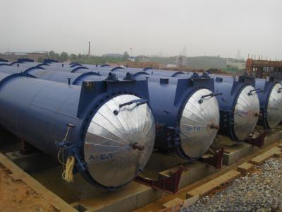 China Large - Scale Steam Brick / AAC Concrete Autoclave Φ2.68 × 31m / Pressure Vessel for sale