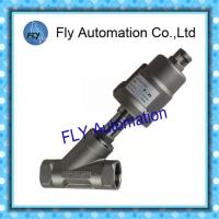 China 2000 Threaded Port 2/2 Way Angle Seat Valve Integrated Pneumatic PPS Actuator for sale