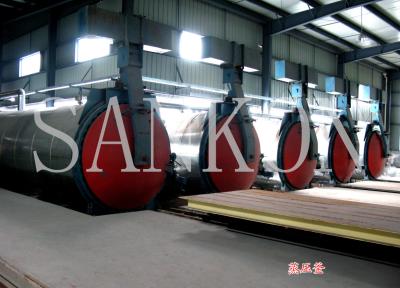 China Autoclaved Aerated Concrete plant AAC autoclave equipment also used in chemical / textile industry for sale