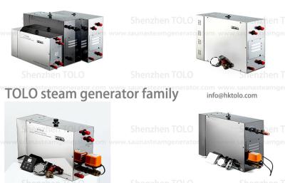 China 3 Phase Wet household steam generator auto flushing for steam bath for sale