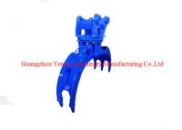 China Double Cylinders Excavator Grapple For Handling Stones / Pipes for sale