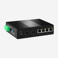 China IP30 6 Ports Industrial Gigabit Easy Smart Switch 10 100 1000Mbps for sale