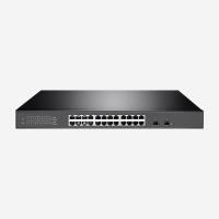 China IEEE 802.3af Easy Smart PoE Switch With 24 PoE Ports And 2 SFP Fiber Ports for sale