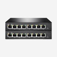 China 10, 100, 1000M RJ45 Unmanaged PoE Switch 8 Port IEEE802.3at 802.3af, Plug-And-Play for sale
