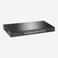 China 56Gbps Gigabit Easy Smart Switch 24 Ports 4 Combo Ports 4SFP for sale