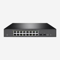 China Full Gigabit 2 Port SFP Fiber Switch With 16 RJ45 Ports IEEE802.3 Standard for sale