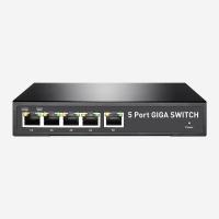 China 54VDC 5 Port PoE Gigabit Switch 10 100 1000M 4 Ports Support IEEE802.3at IEEE802.3af for sale