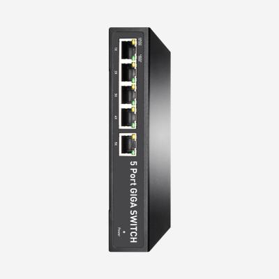 China 5 Ports Gigabit Easy Smart Switch 10 100 1000base-T 802.1Q VLAN QoS for sale