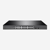 China 400W Layer 2+ 24 Port Gigabit Switch Steel Shell Heat Dissipation for sale