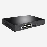 China 2 SFP Layer 2+ 8 Port PoE Switch Gigabit Support SNMP VLAN ACL IPV6 SSL for sale