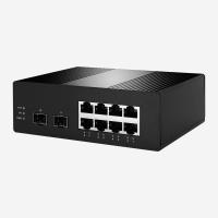 China IP30 240W Industrial Gigabit PoE Switch 8GE 2SFP Dual Power Supply SR-SHG2210FP for sale