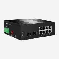 China IP30 240W Industrial Gigabit PoE Switch 8GE 2SFP Dual Power Supply SR-SHG2210FP for sale