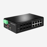 China STP RSTP MSTP 250W L2+ Industrial Managed Switch 44-57VDC VLAN IP30 IPV6 for sale