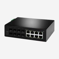 China STP RSTP MSTP 250W L2+ Industrial Managed Switch 44-57VDC VLAN IP30 IPV6 for sale