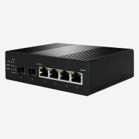 China 4 PoE Ports 2 SFP Industrial Managed Switch PoE Powered Switch 130W for sale
