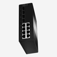 China IP30 Industrial Gigabit Layer 2+ Managed Switches With 8 Ports And 4 SFP Fiber Ports for sale