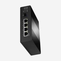 China 12-57V DC 4 Port Industrial 100 Mbps Ethernet Switch 10 100 Mbps RJ45, 2K MAC for sale