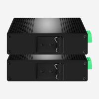 China Aluminum Alloy Case 48V Ethernet Industrial Smart Switch 4 RJ45 Ports 2 SFP Fiber Ports for sale