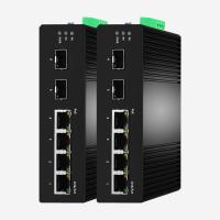 China Easy Smart Industrial Gigabit PoE Switch STP RSTP 4 Port PoE Switch 2 SFP Ports for sale