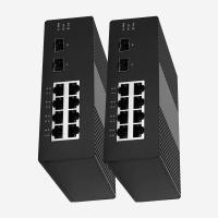 China EMC Industrial Smart Switch IEEE802.3Af/At 10 Port Switch for sale