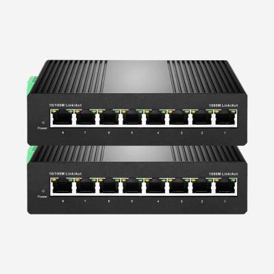 China 4K VLAN Industrial Smart Switch Manageable 8 Gigabit Ethernet Ports for sale