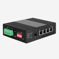 China EMC Industrial Ethernet Switch Poe 4 Port Poe Switch VLAN SNMP for sale