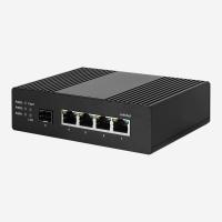 China 4GE 1SFP Industrial Ethernet Switch 4 RJ45 Ports Redundant Network Switch for sale