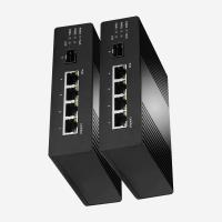 China IP30 IGMP Snooping Industrial Gigabit Poe Switch With 4 Ethernet Ports 1 SFP Fiber Port for sale