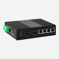 China IP30 Industrial Easy Smart Switch 4 Ethernet Ports 2G SFP Slots for sale