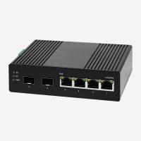 China 10 100 1000Mbps Industrial Ethernet Switch 4 PoE Ports 44-57V DC for sale