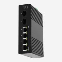 China IEEE802.3af IEEE802.3at Industrial Gigabit Poe Switch 4GE 2SFP for sale