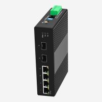 China 4 RJ45 Ports 2SFP Industrial Smart Switch 6 Ethernet Ports SR-SHG2206FI for sale