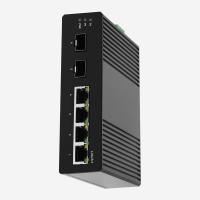China 4 RJ45 Ports 2SFP Industrial Smart Switch 6 Ethernet Ports SR-SHG2206FI for sale
