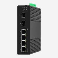 China IEEE802.3af IEEE802.3at Industrial Gigabit Poe Switch 4GE 2SFP for sale