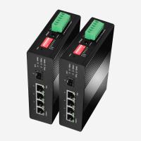China Din Rail 100mbps Poe Switch With 1 SFP Fiber Port And 4 100M PoE Ports for sale